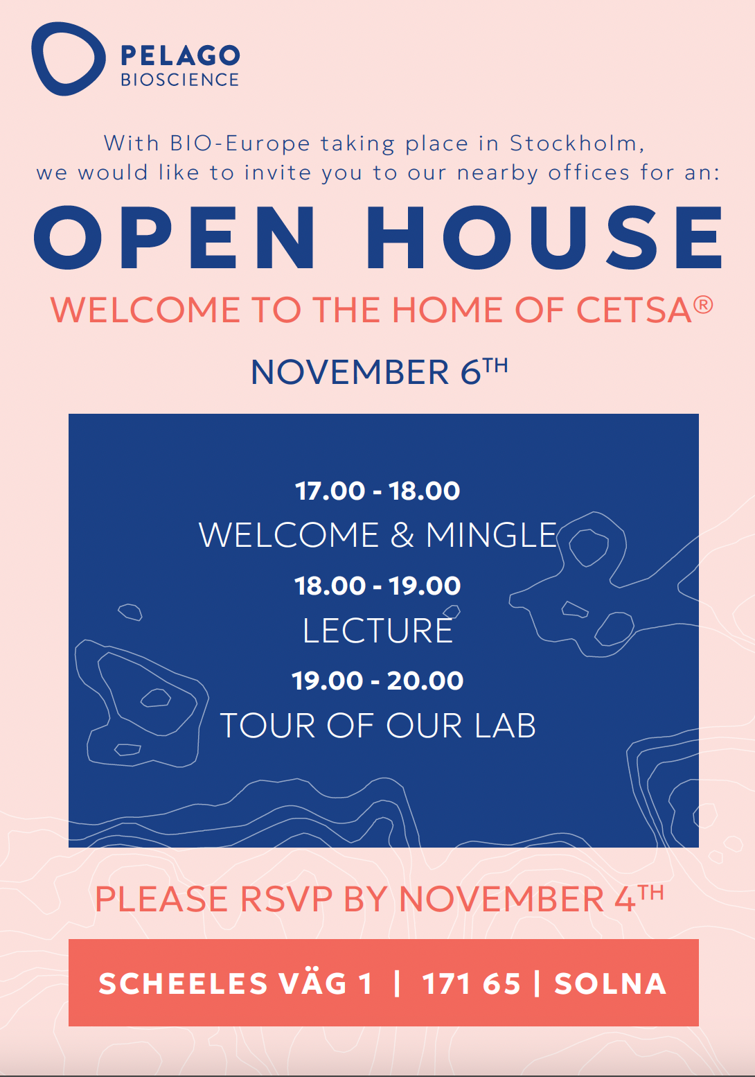 Meet us at BIO-Europe 2024 - Pelago Bioscience